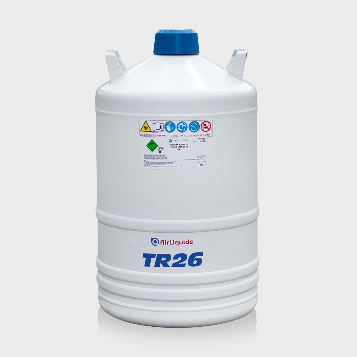 Azotas 4.6 - itin grynos inertinės dujos pramoniniam naudojimui.